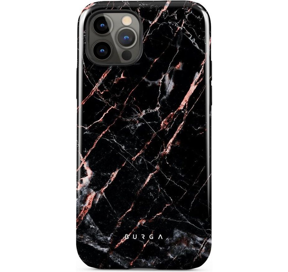 Burga Tough Case Apple iPhone 12/12 Pro Rose Gold Marble