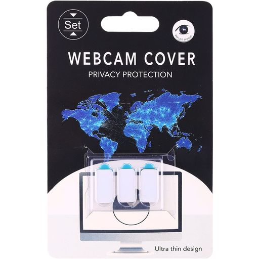 Mobigear Square Webcam Cover Privacy Schuifje - Zwart - 3-Pack (3-Pack ...