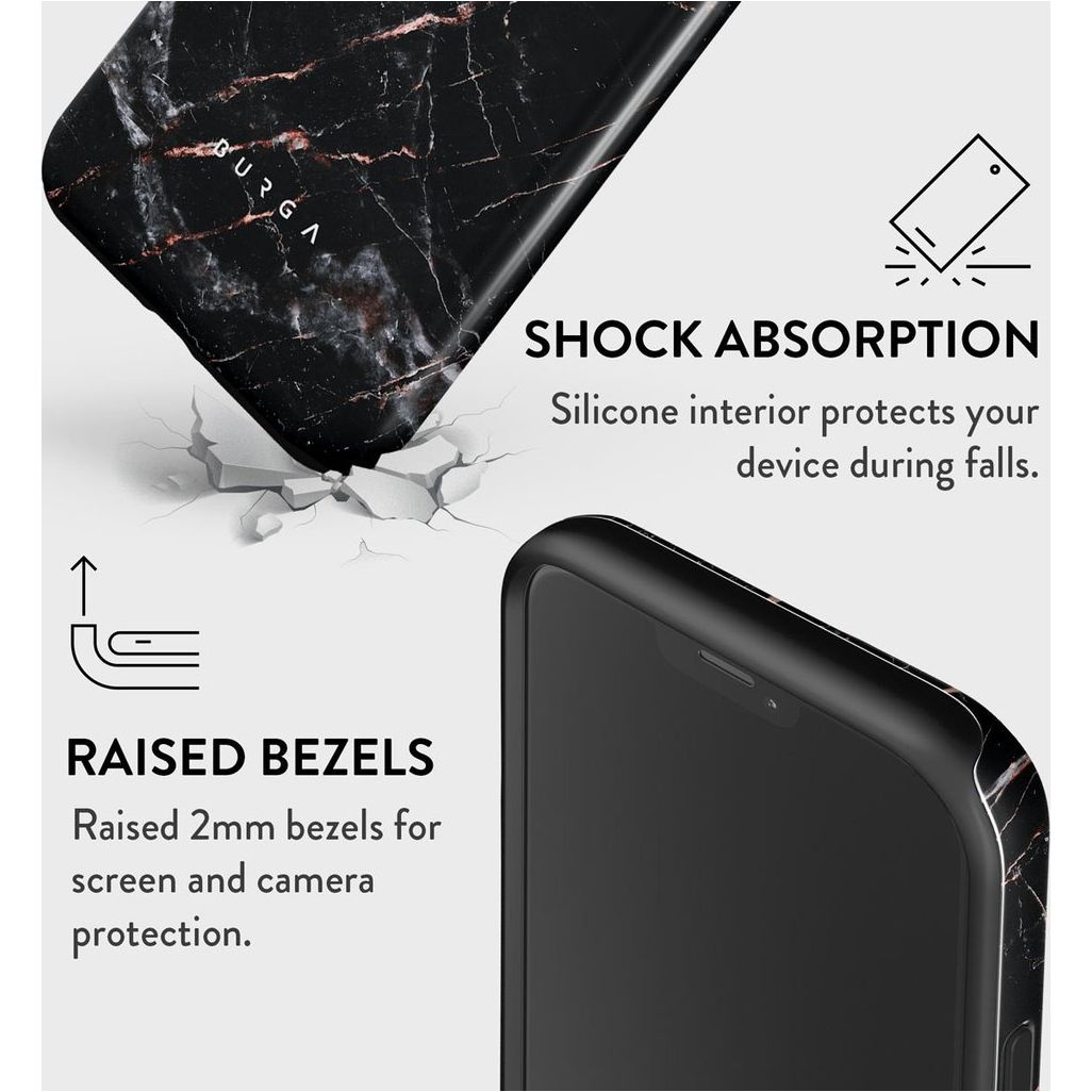 Burga Tough Case Apple iPhone 12/12 Pro Rose Gold Marble