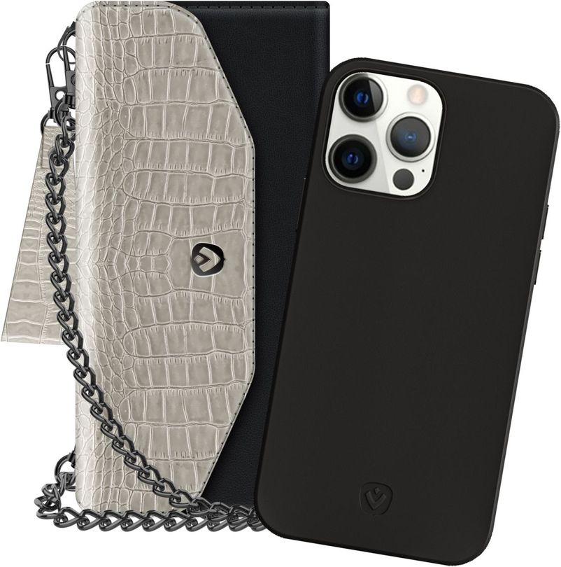 Valenta Luxe iPhone 12 Pro Hoesje Uitneembare 2in1 Clutch - Zwart 7 ...