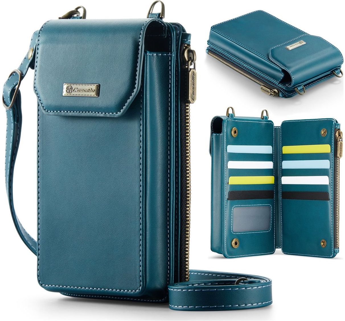 Caseme ME40 Crossbody Telefoontasje - Large - Groen 11-8495675 ...