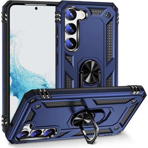 Mobigear Armor Ring Samsung Galaxy S23 Hoesje Hardcase Backcover Shockproof met Ringhouder ...