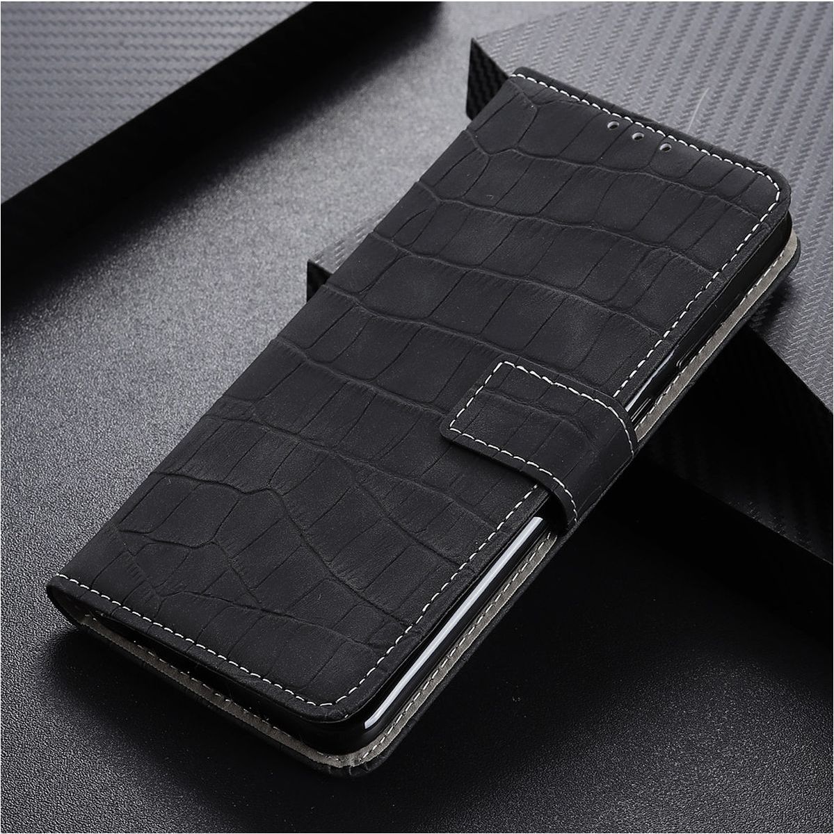 Mobigear Croco Google Pixel 6a Hoesje Bookcase Portemonnee - Zwart 11 ...