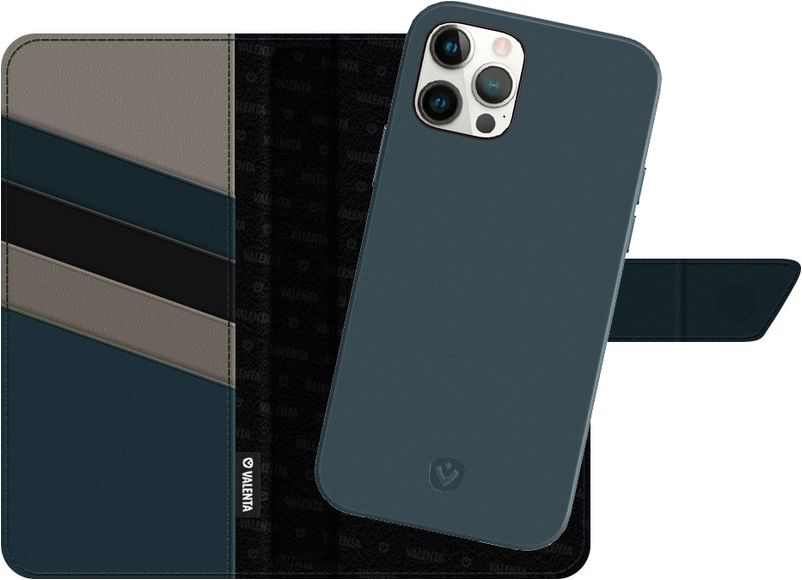 Valenta Snap Luxe iPhone 12 Pro Hoesje Echt Leer Uitneembare 2in1 ...