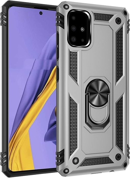 Mobigear Armor Ring Samsung Galaxy A51 Hoesje Hardcase Backcover Shockproof met Ringhouder ...