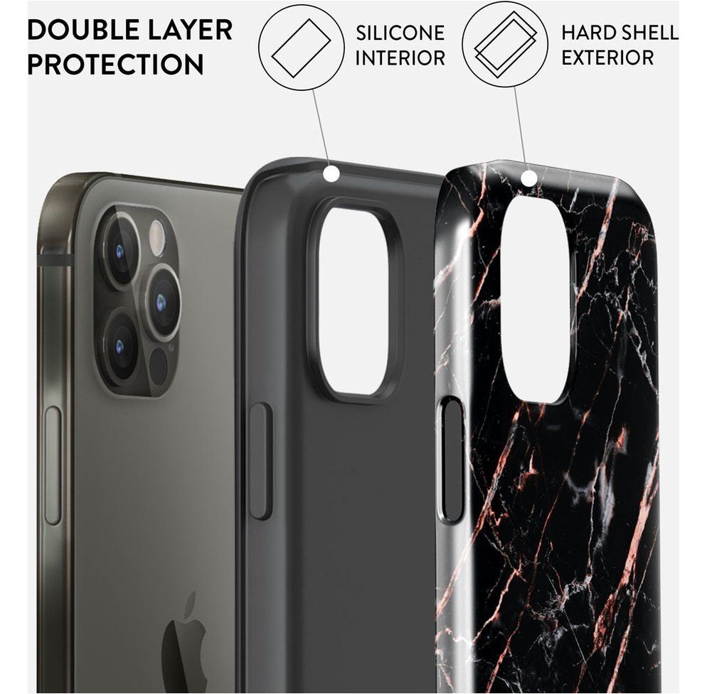 Burga Tough Case Apple iPhone 12/12 Pro Rose Gold Marble