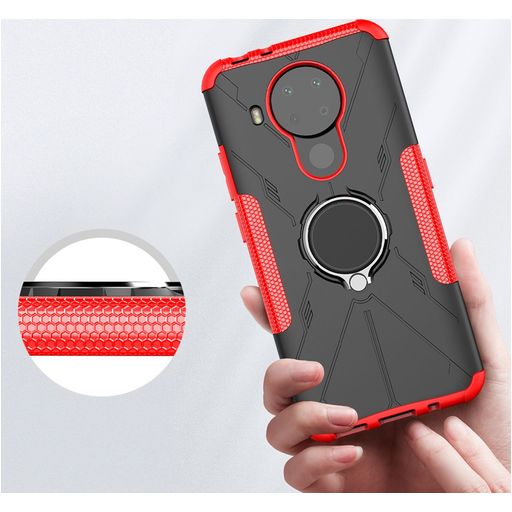 Mobigear Armor Ring Nokia 5.4 Hoesje Hardcase Backcover Shockproof met ...