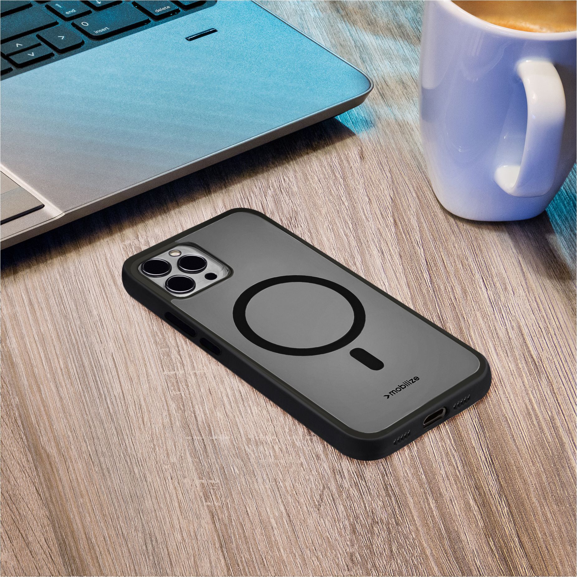 Mobilize Hybrid Samsung Galaxy A55 MagSafe Hoesje Hardcase Backcover ...